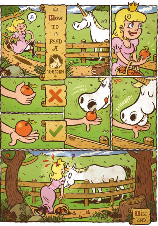 How to feed a unicorn…