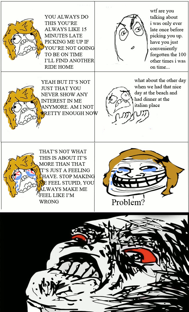 33 Absolutely Hilarious Girlfriend Rage Comics Of All Time