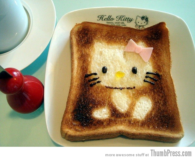 Artistic Toasts: 20 Pictures of Creatively Made Toast-art