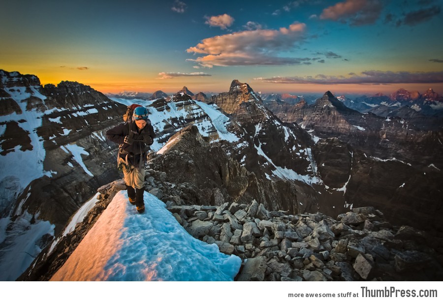 Mt Victoria's Classic SE Ridge, Banff:Yoho National Parks, AB:BC, Canada