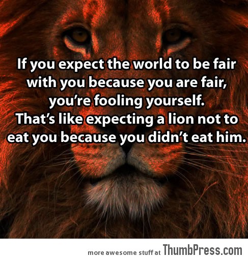 Don’t fool yourself…