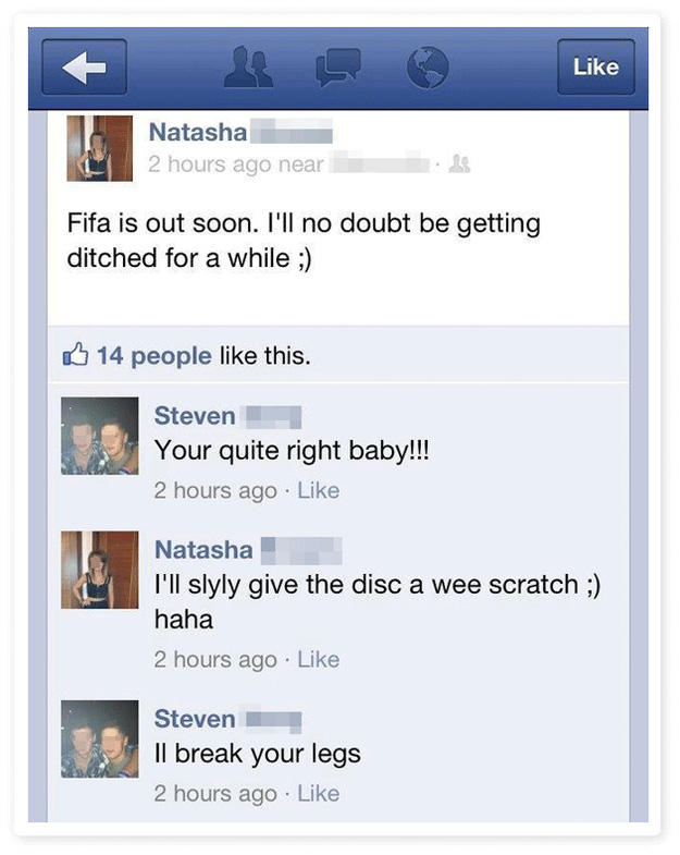 When Couples Fight on Facebook, Everyone Knows the Score (8 Pics)