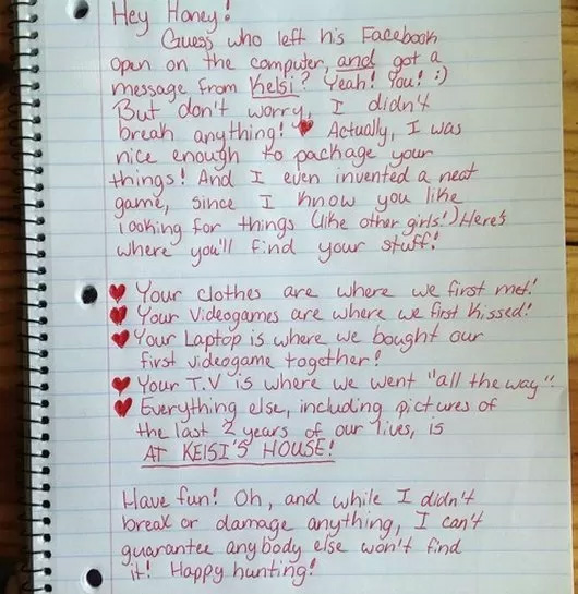 Top 10 Funny Break-Up Letters (10 Pics)