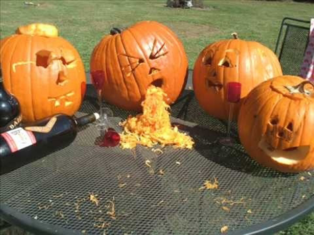 25 Halloween Pumpkins That Had A Little Too Much Fun