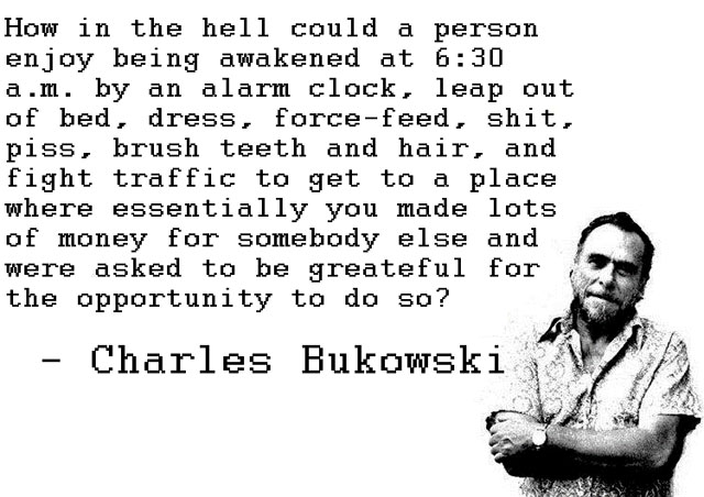 Words Of Wisdom By Charles Bukowski