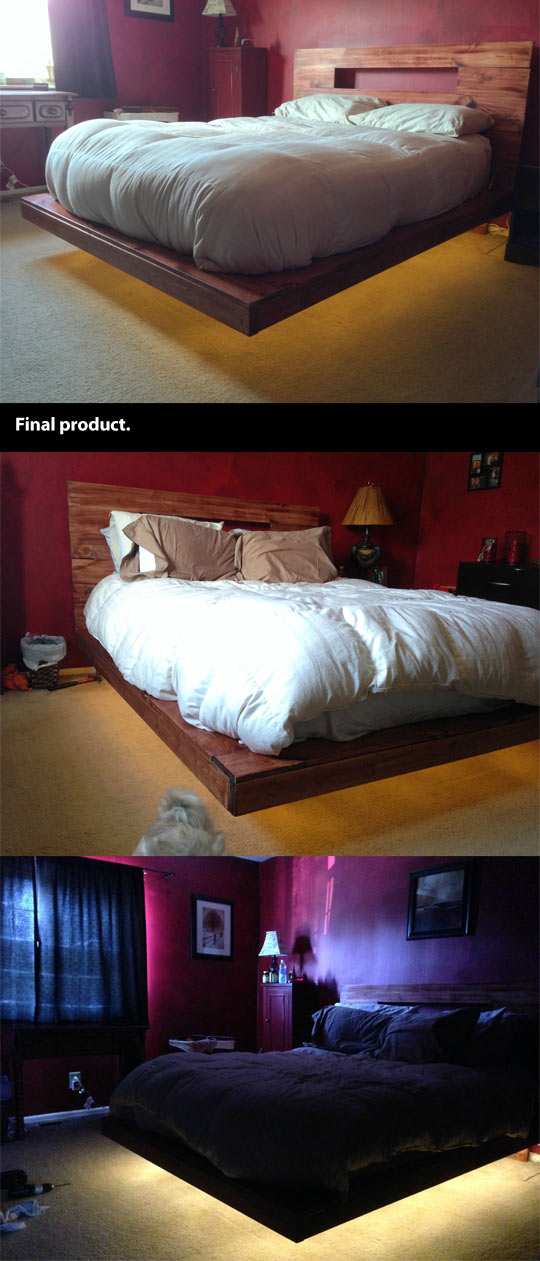Building a levitating bed…