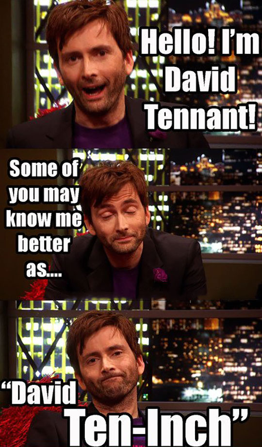 David Tennant’s alter ego…