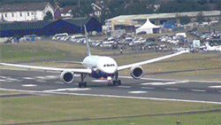 Vertical Take-Off Of A Boeing 787 Dreamliner