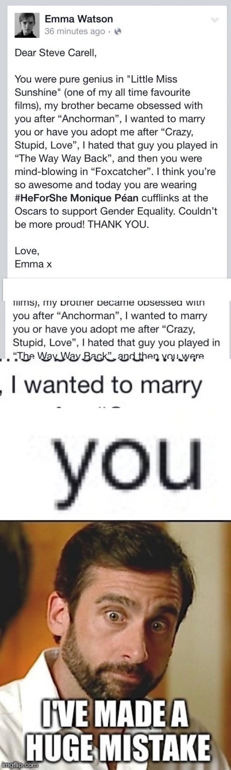 Dammit Steve! Now she’s with Prince Harry.