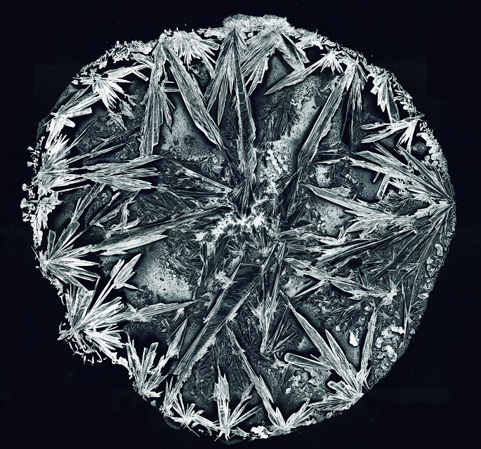 Microscopic crystals.