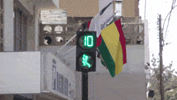 Pedestrian Light In Peru