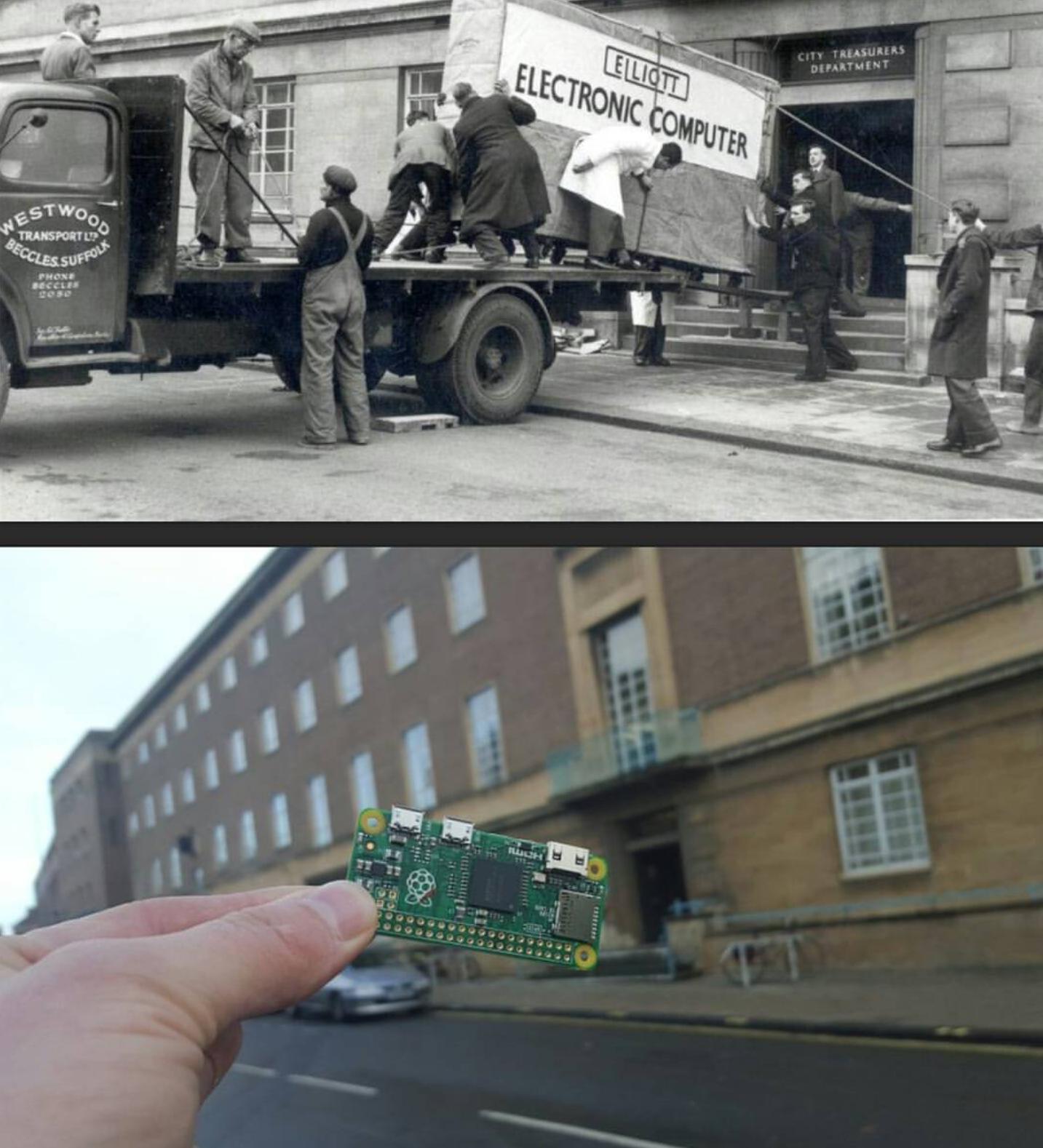 Computers 58 Years ago vs Now.