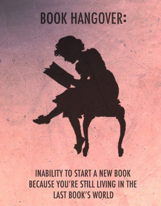 Book Hangover Definition.