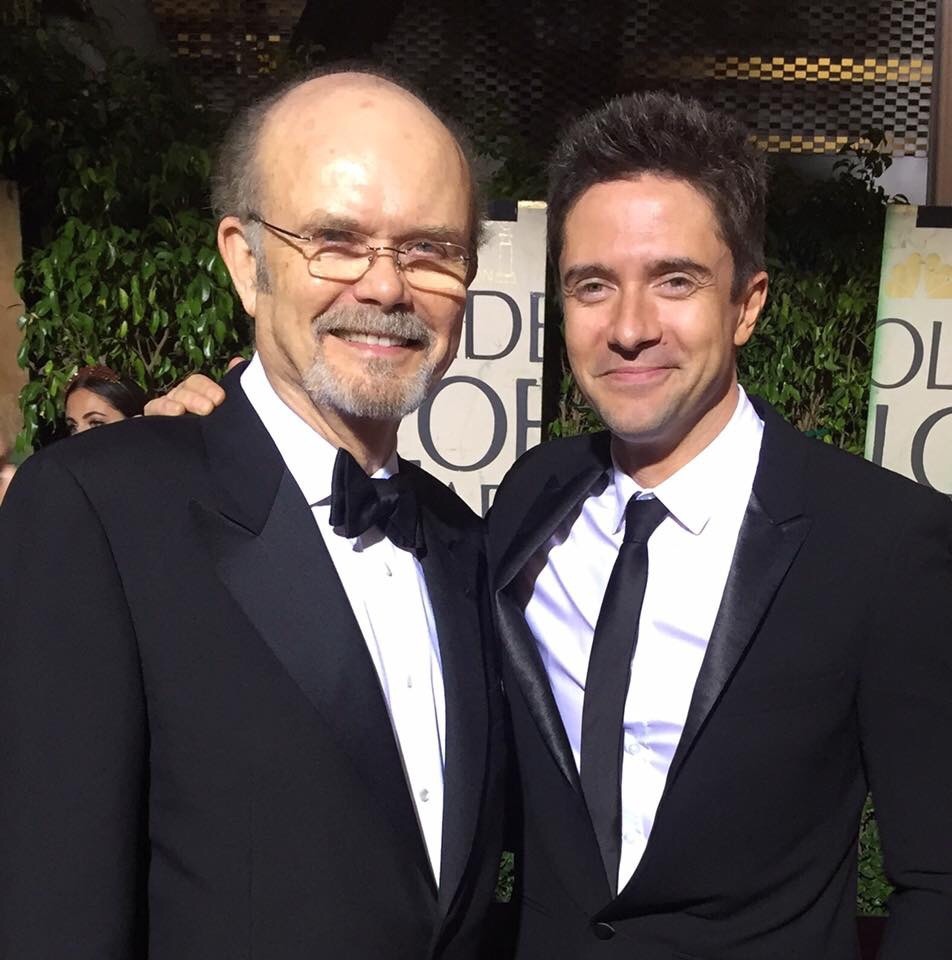 Eric and Red Forman at the golden globes.