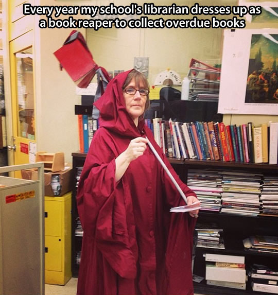 The Best Librarian Ever.