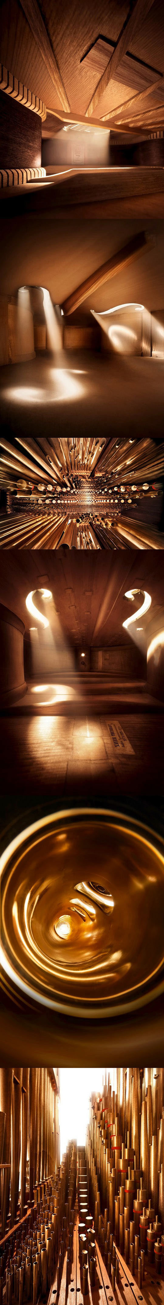 What You See When You Put A Camera Inside Musical Instruments.
