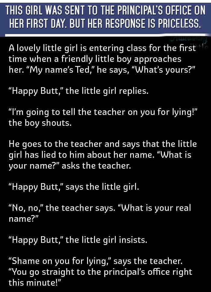 Girls Gets Sent To Principal’s Office. But Her Response Is Priceless.